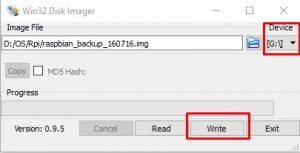 [ Raspberry Pi ] วิธี back up image » PLAYELEK